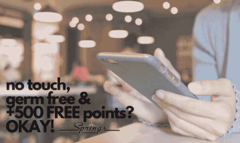 Earn Free Food and Drinks With The Springs Group VIP Mobile App